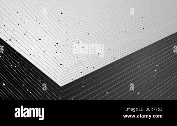 Contrast black and white minimal background with dots and lines ...