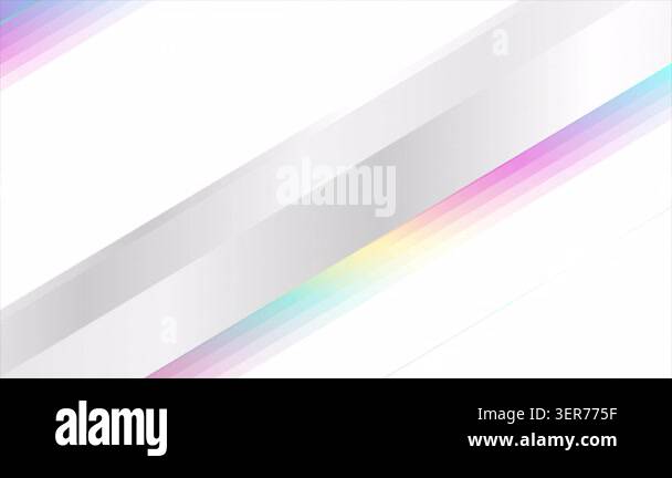 Holographic glossy stripes geometric abstract tech background. Seamless ...