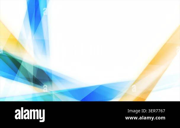 Blue and orange glossy smooth stripes abstract background. Seamless ...