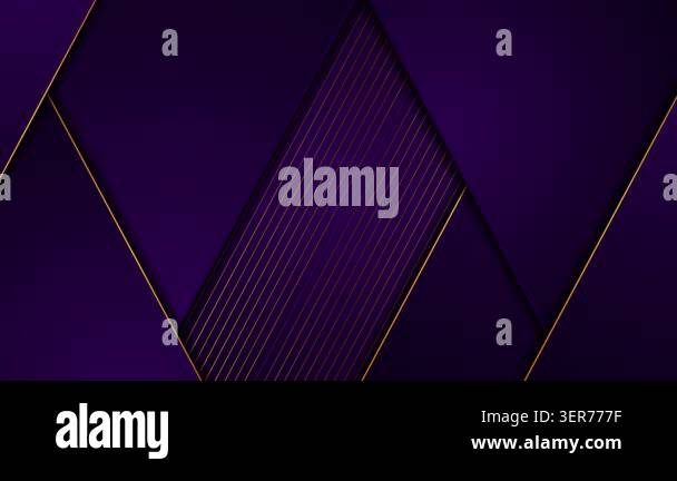 Dark violet and golden abstract tech geometric background. Seamless ...