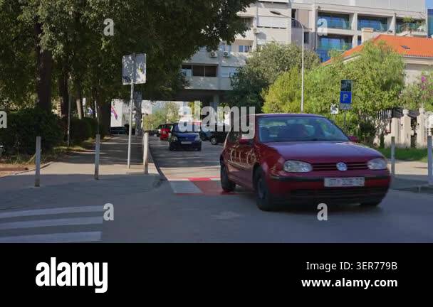 2025.09.12. - Split, Croatia: A scene of daily traffic and urban life ...