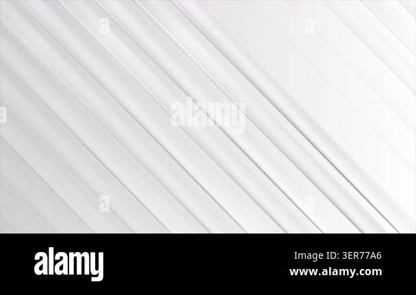 Grey and white smooth glossy stripes abstract geometric tech background ...