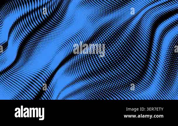 Abstract Wavy Halftone Scratched Pop Art Wavy Dynamic Dotted Flames ...