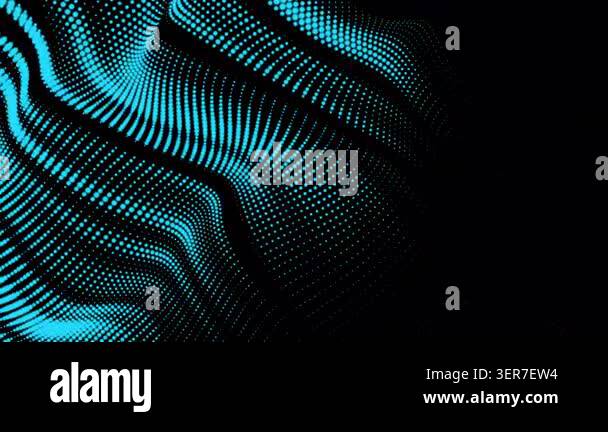Abstract Wavy Halftone Scratched Pop Art Wavy Dynamic Dotted Flames ...