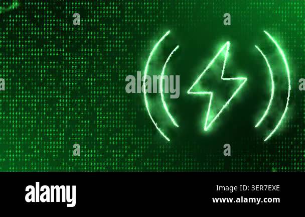 Wireless charging icon with Fast charge symbol concept Stock Video ...