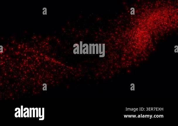 Abstract Red Deep Particles Video Animated Background Stock Video ...