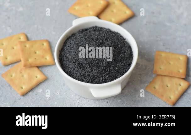 Black caviar from beluga or sturgeon, an expensive delicacy for ...