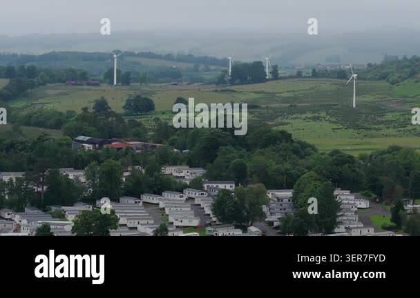 Skelmorlie, Scotland , 16th not June 2026. Wind turbines generating ...