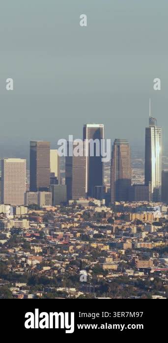 Downtown Los Angeles skyline featuring Wilshire Grand Center and U.S ...