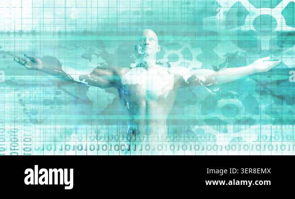 Integrated System Data Platform Management Concept Art Stock Video ...