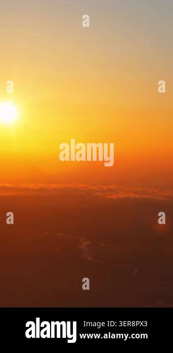 sunrise in the morning, beautiful sky with clouds Stock Video Footage ...