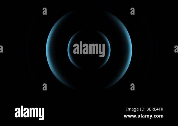 Sound wave. Signal concentric circle. Round light effect. Wifi range ...