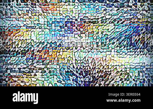 Shimmering 4k digital mosaic texture with iridescent holographic colors ...
