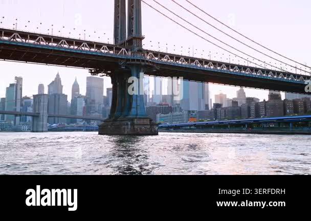New York, USA, 8 May 2026: Lower Manhattan skyline framed under ...