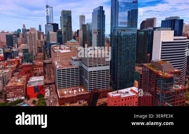Chicago, USA, 27 May 2026: Chicago skyline with historic architectural ...