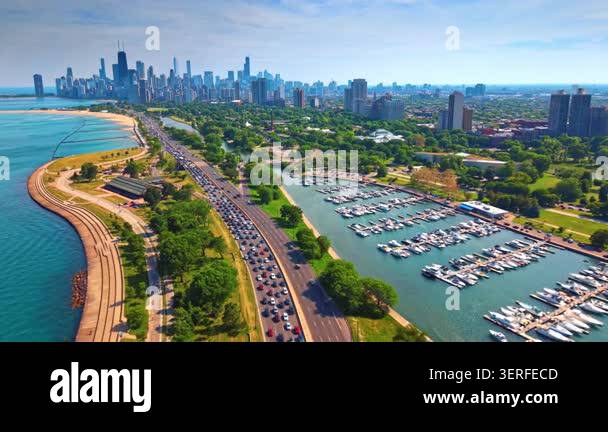 Hundreds of cars move slowly in the congestion by the multi-lane ...