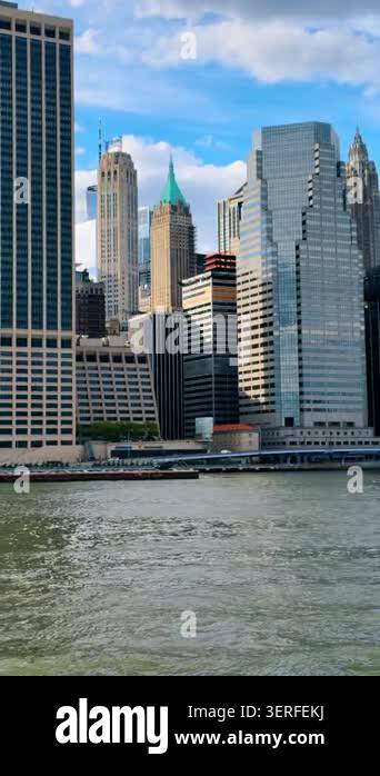 New York, USA, 22 May 2026: Lower Manhattan financial district ...