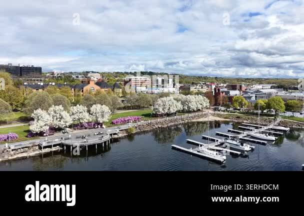 aerial view of the city of stockholm in sweden Stock Video Footage - Alamy