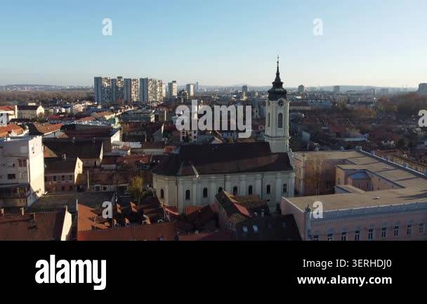 panoramic aerial view of the city of vilnius, capital of lithuania ...
