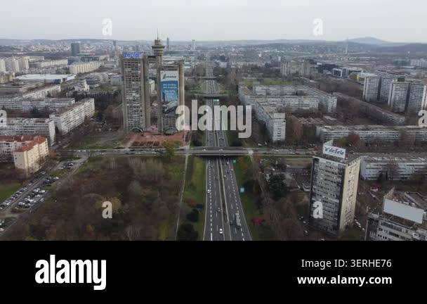 aerial view of the city of kyiv, ukraine Stock Video Footage - Alamy