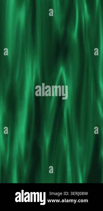 Luxury dark green silk fabric flow. Elegant 3D abstract background ...