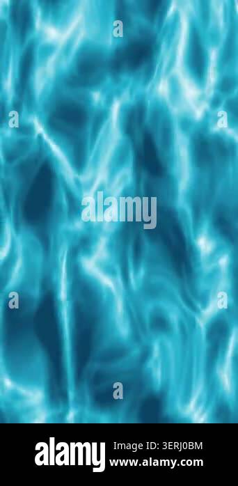 Realistic blue water waves. Summer ocean background 3D animation loop ...
