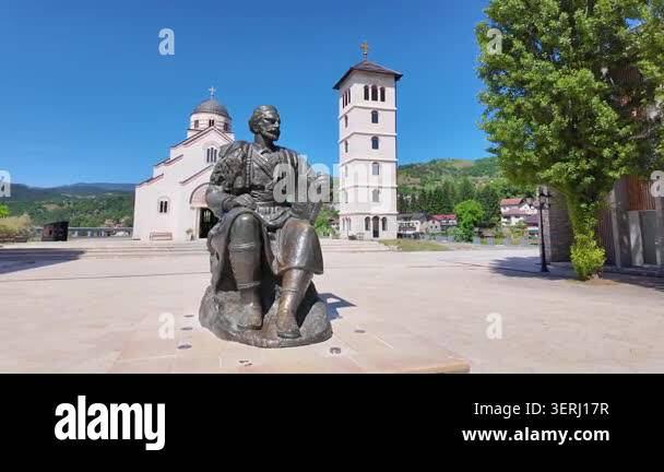 Andricgrad, Visegrad, Bosnia and Herzegovina May 30, 2026 Close view of ...