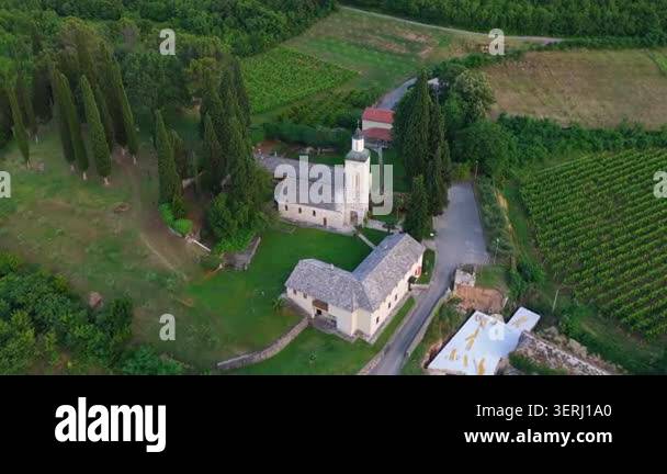 Zitomislic, Bosnia and Herzegovina June 7, 2026: Aerial view of the ...
