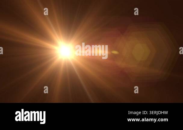 lens flare effect in space over easy background Stock Video Footage - Alamy