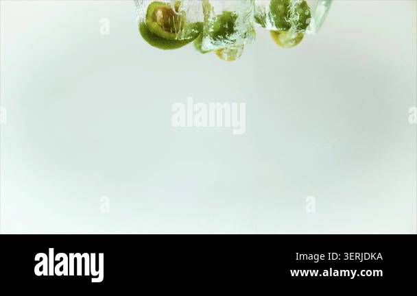 fresh green cucumber with water drops Stock Video Footage - Alamy