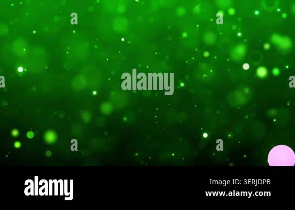 christmas background with green and white snowflakes Stock Video ...