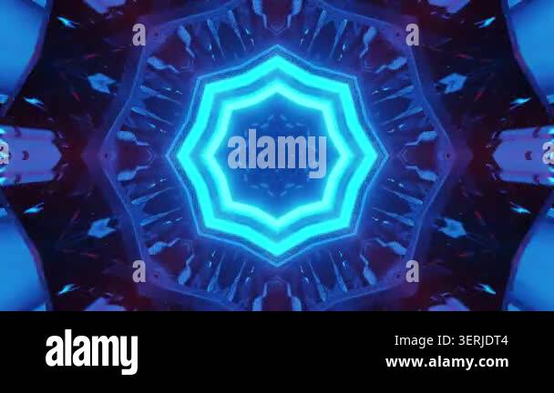 abstract kaleidoscopic lights, festive background Stock Video Footage ...