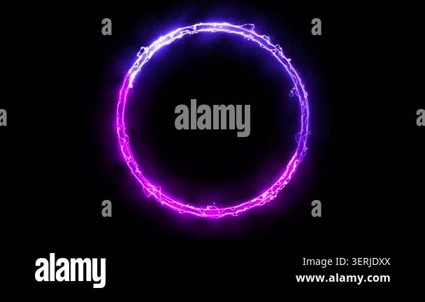 neon glowing light effect Stock Video Footage - Alamy