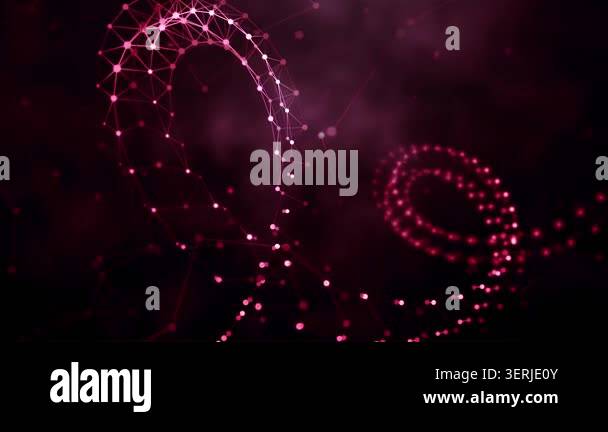 red network connection. 3 d rendering Stock Video Footage - Alamy