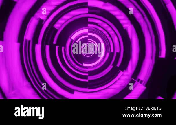 abstract neon light tunnel. 3 d rendering Stock Video Footage - Alamy