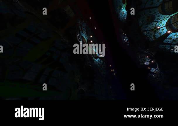 abstract colorful fractal background Stock Video Footage - Alamy