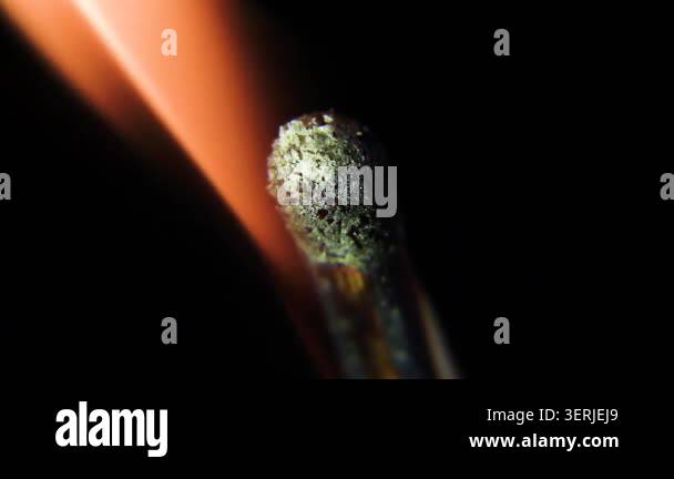 close - up of a fire in a dark background Stock Video Footage - Alamy