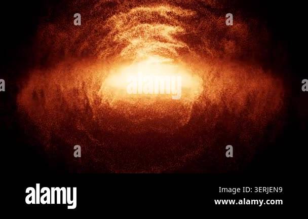 abstract red fire on black background Stock Video Footage - Alamy