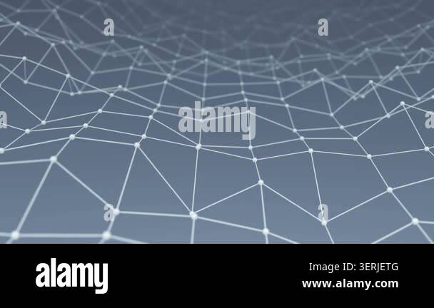 abstract polygonal space low poly dark background, 3 d rendering Stock ...