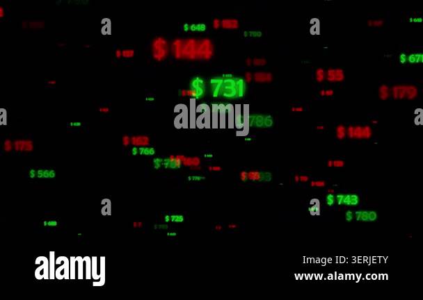 money dollars flying on a black background. Great for financial news ...