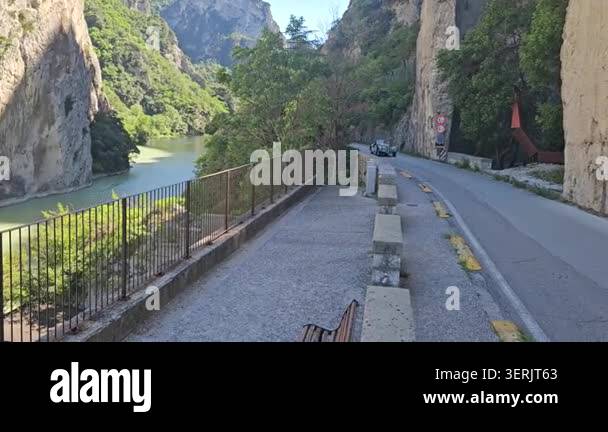n this video, we take you trackside to the spectacular Gola del Furlo ...