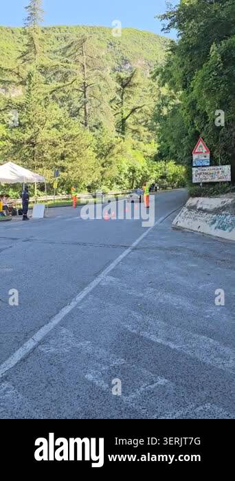 n this video, we take you trackside to the spectacular Gola del Furlo ...