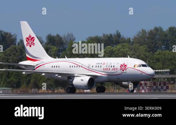 PHUKET, THAILAND - JANUARY 30, 2026: Lily Jet Airbus A318-112 with ...