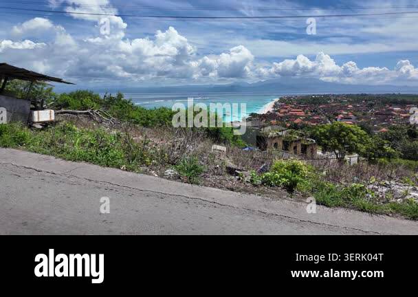 Panoramic view of Nusa Lembongan island in Indonesia Stock Video ...