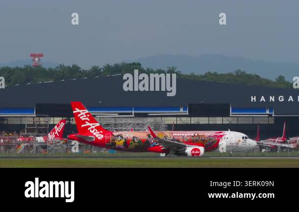 KUALA LUMPUR, MALAYSIA - MARCH 9, 2026: An AirAsia Airbus A320-200 ...