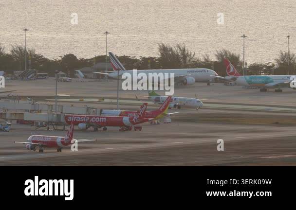 PHUKET, THAILAND - FEBRUARY 13, 2026. A 9 Air Boeing 737-800 aircraft ...