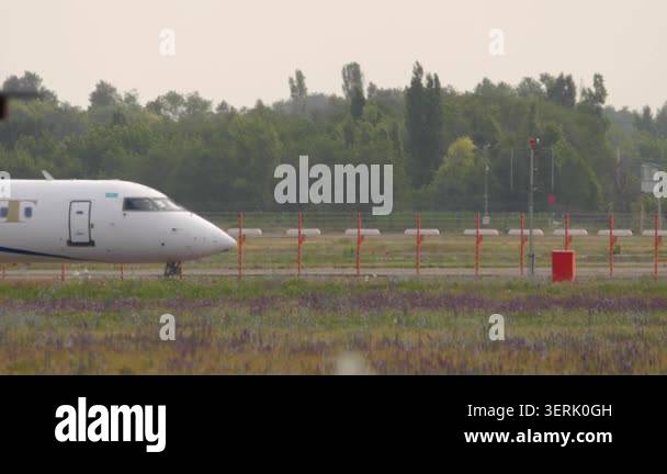 ALMATY, KAZAKHSTAN - JUNE 27, 2025: SCAT Airlines Bombardier CRJ-200ER ...