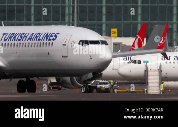 ALMATY, KAZAKHSTAN - JUNE 27, 2024: Turkish Airlines Boeing 737-9 MAX ...