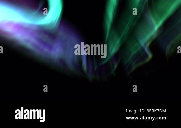 Dancing Lights Aurora Northern Lights Loop Animation Background Stock ...
