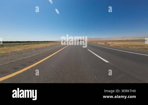 California Central Valley Freeway 5 South and 132 Junction 04 Front ...